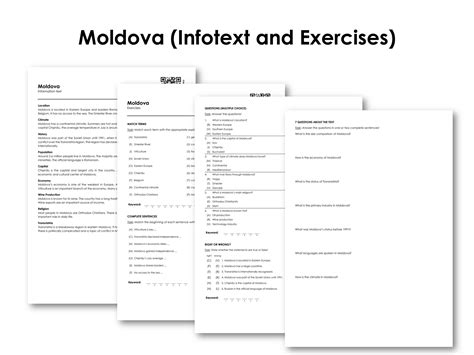 moldova infotext and exercises made by teachers