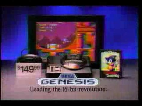 Sega Genesis Sonic The Hedgehog Commercial Na Youtube