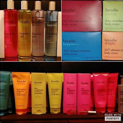 Bath And Body Works Breathe Collection ~many Items~ Htf You Choose