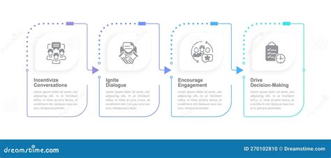 Communication Infographic Chart Design Template Stock Vector Illustration Of Template