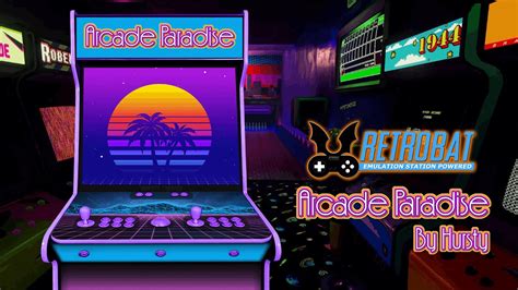 Retrobat Theme Arcade Paradise Youtube
