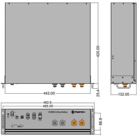 Pylontech Us3000c 48v 3 5 Kwh Home Battery
