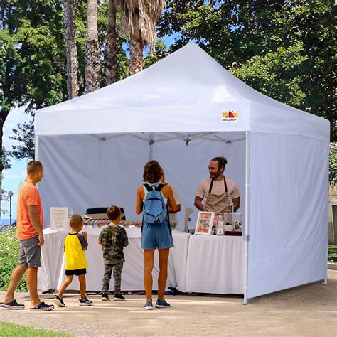 Abccanopy 10 Ft X 10 Ft Metal Pop Up Commercial Canopy Tent With Walls