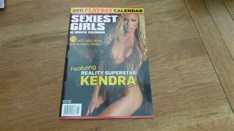2011 Original Playboy Sexiest Girls Calendar Unused Kendra £999