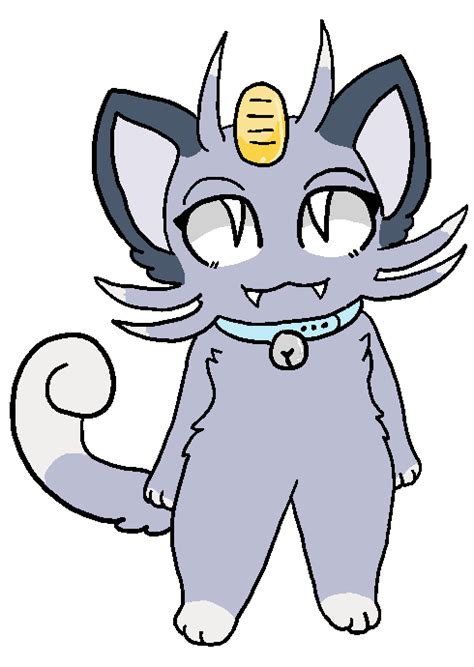 Alolan Meowth Dt By Feathered Robin On Deviantart