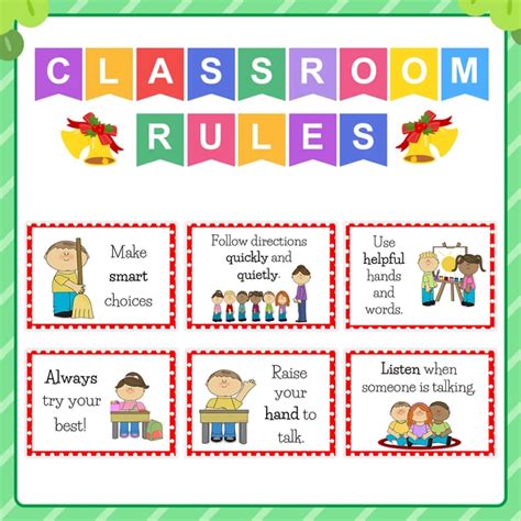 High School Classroom Rules Poster