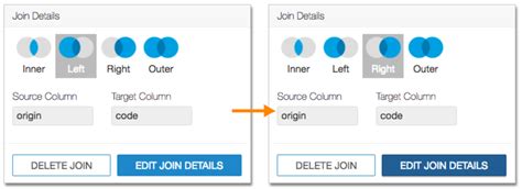Changing Join Types