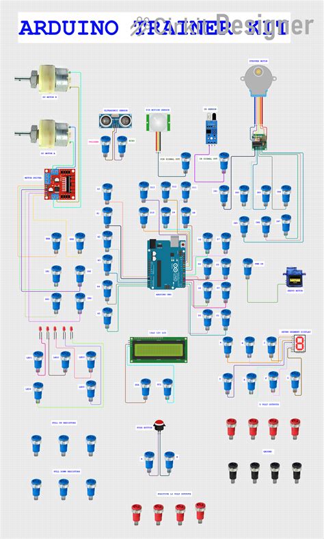 arduino uno based smart sensor hub with multiple inputs and outputs