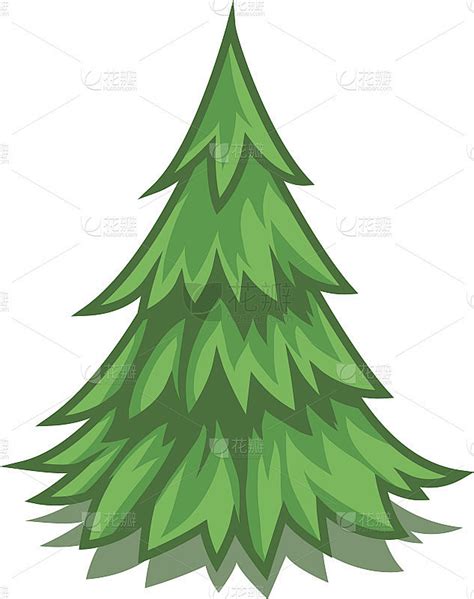 松树符号卡通