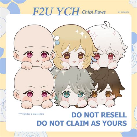 F2u Ych Chibi Paws By Krisppie On Deviantart