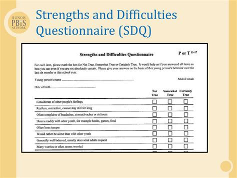 Die Deutsche Fassung Des Strengths And Difficulties Questionnaire Sdq