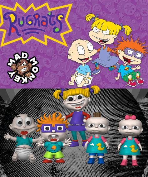 Tommy From Rugrats Micro Hero Articulating Flexi Free 3d Print Model