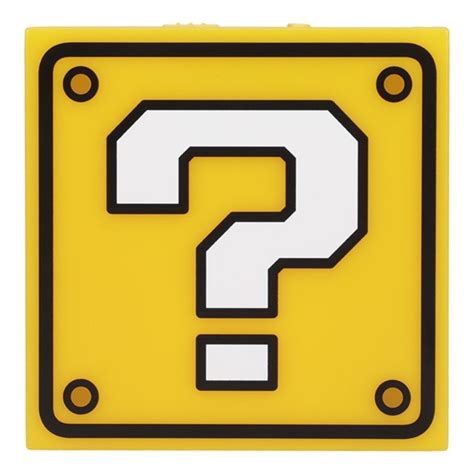 Question Block Nintendo Night Light Homeware Free Shipping Over £20 Hmv Store