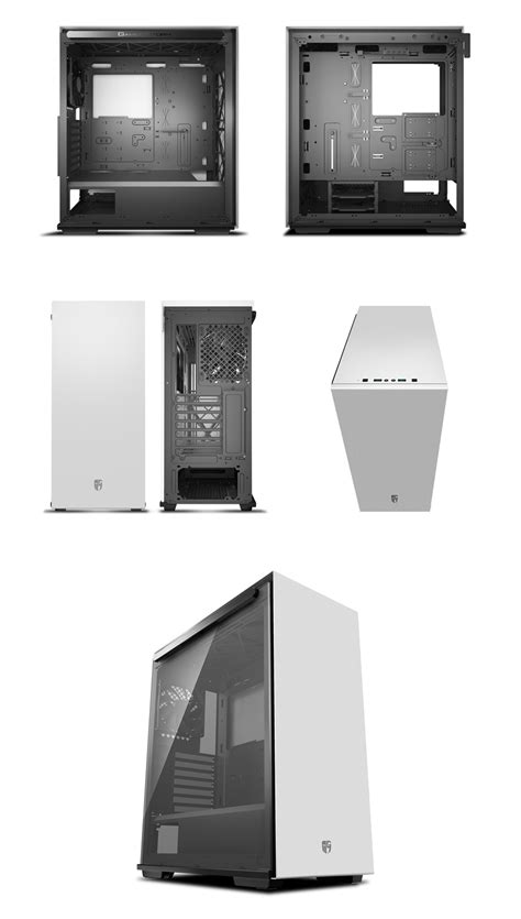 Buy Deepcool Macube 310 Tempered Glass Case White [gs Atx Macube310 Whg0p] Pc Case Gear Australia