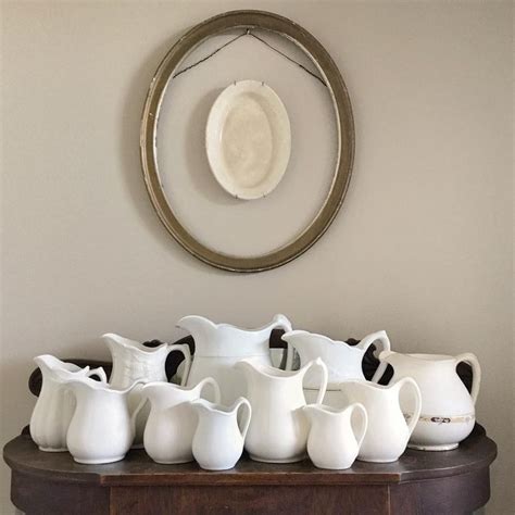 White Pitcher Table Decor Ideas