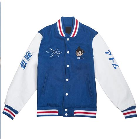 Blue Astro Boy Varsity Jacket Jackets Masters