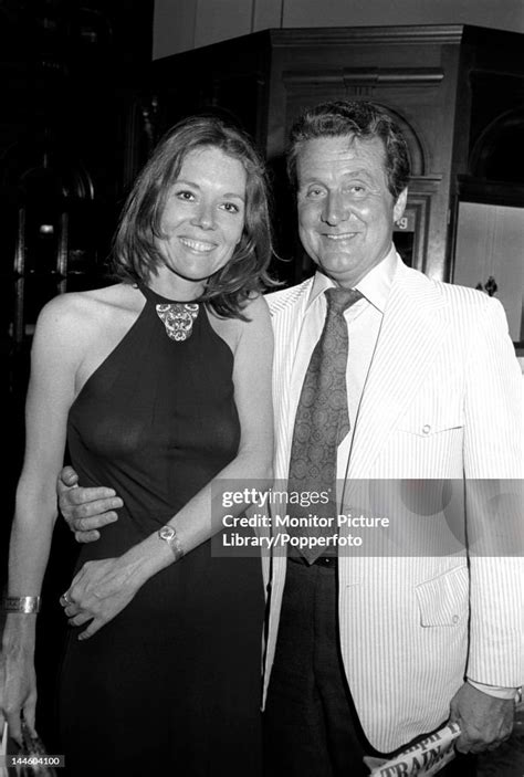English Actors Diana Rigg And Patrick Macnee Attend An Event In News