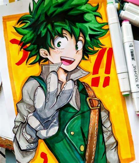 Izuku Midoriya Mha My Hero Academia By Vikkyree On Deviantart
