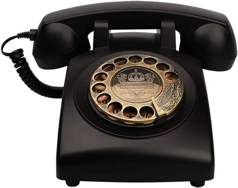 Telpal Antique Phones Corded Landline Telephone Vintage Classic Rotary
