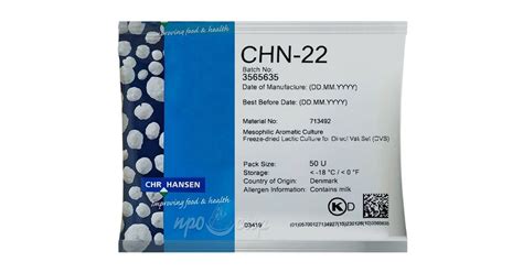 Culture Mésophile Chn22 Ekokozafr