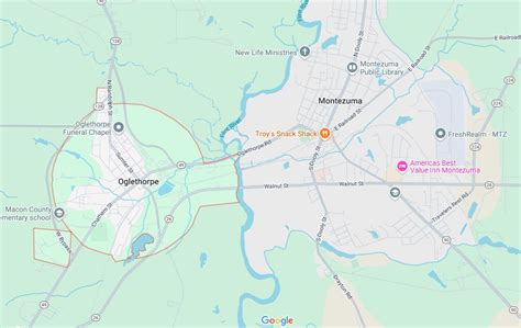 Where Is Oglethorpe Georgia See Local Map And More