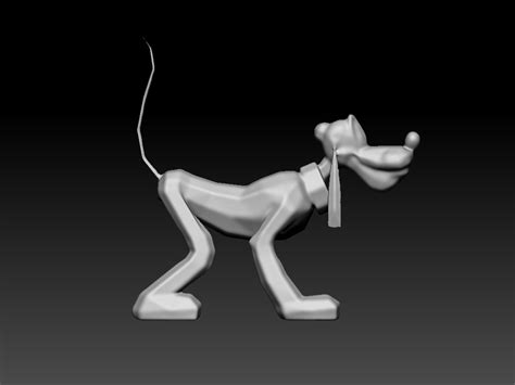 Stl File Pluto Dog Disney Magic Kingdoms 🐕 ・3d Print Model To