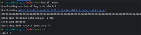 Install Nodejs Locally With Nvm Node Version Manager