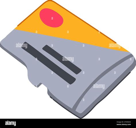 Data Microsd Card Cartoon Vector Illustration Stock Vector Image And Art