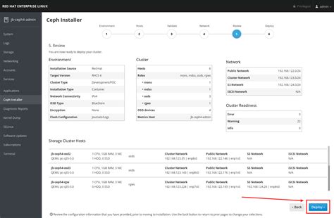 Chapter 4 Installing Red Hat Ceph Storage Using The Cockpit Web Interface Red Hat Product