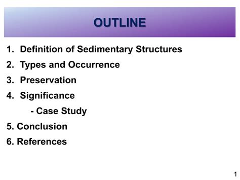 Sedimentary Structures Seminar Slidepptx