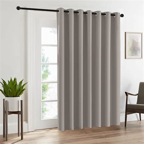 Ryb Home Sliding Glass Door Curtains For Patio Blackout