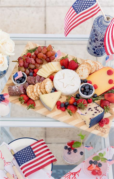 Must See 4th Of July Food Red White And Blue Charcuterie Board By