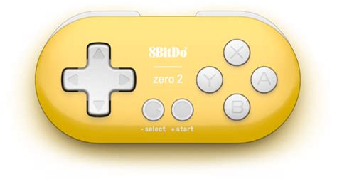 8bitdo Zero 2 Bluetooth Gamepad Mini Controller Yellow Pady Sklep