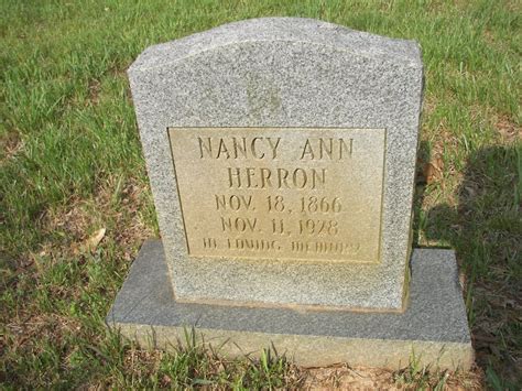 Nancy Ann Allison Herron 1866 1928 Find A Grave Memorial