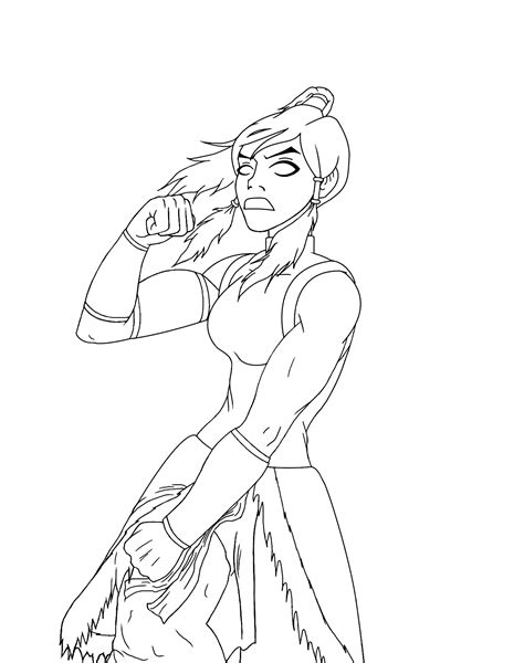 Korra Avatar State Drawing Korra Avatar State Drawing
