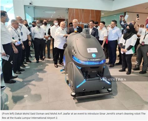 Tech Smart Cleaning Robot Reports For Duty At Klia2 Sinar Jernih