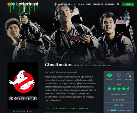 Has Anybody Else Noticed The Ghostbusters Easter Egg On Letterboxd R Ghostbusters