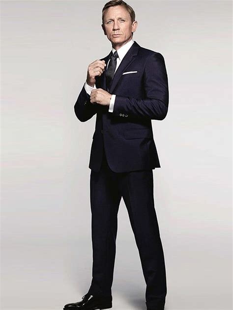 Shop James Bond Spectre Daniel Craig Navy Blue Suit North American