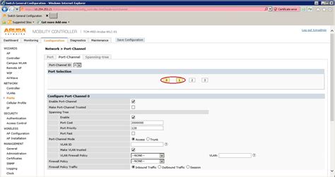 Link Aggregation Lacp On Aruba Controller Jan06 Tutorial Wireless