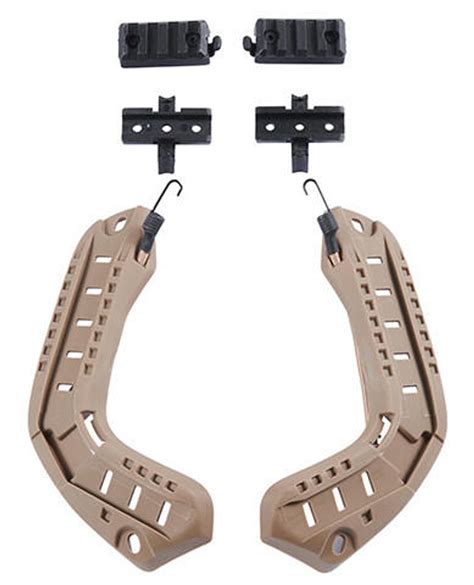 Fma Labs Fast Helmet Accessory Rails Dark Earth Airsoft Station
