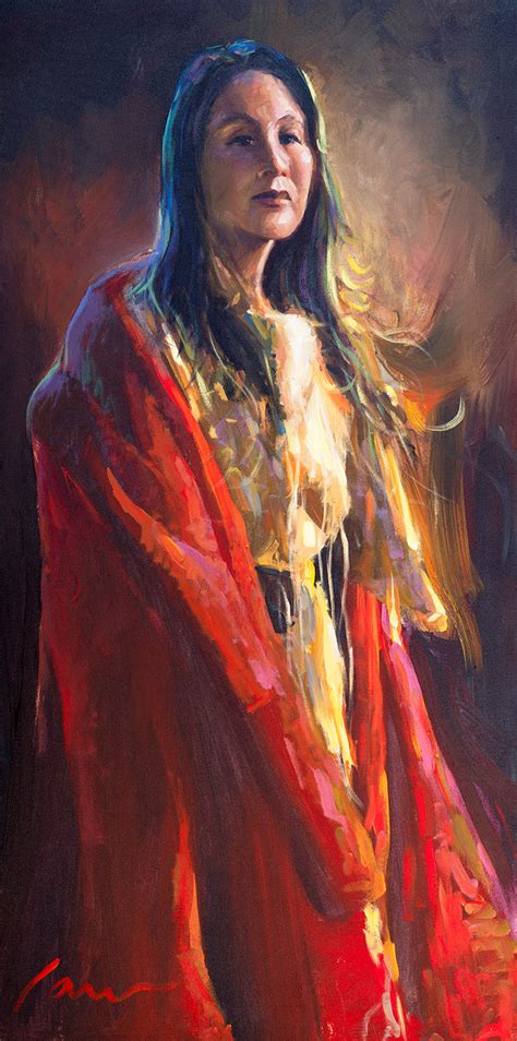 Native American Indian Woman Art