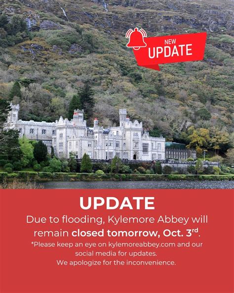 Kylemore Abbey Closed Today And Tomorrow Midwest Radio