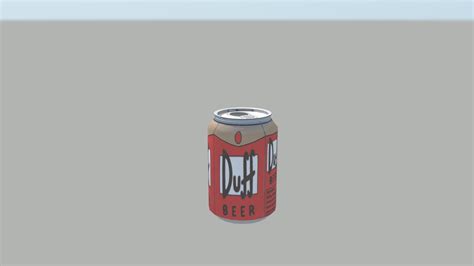 3d Model Duff Beer Turbosquid 1154545