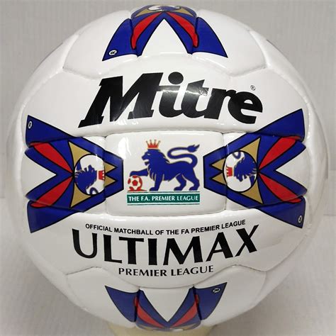 Mitre Ultimax 1995 The Fa Premier League Size 5 Mex Antiques