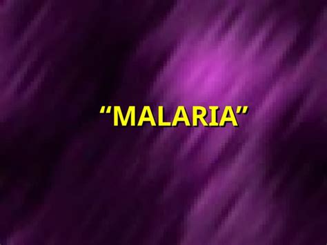 Pathogenesis Of Malaria Pptx Pathogenesis Of Malaria Pptx