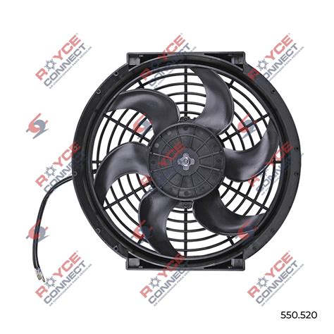 Eletroventilador Universal Soprante 10 Polegadas Pás Em S 12 Volts