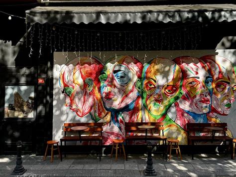 Istanbul Istanbul Turkiye July 28 2023 Expressive Street Art Mural