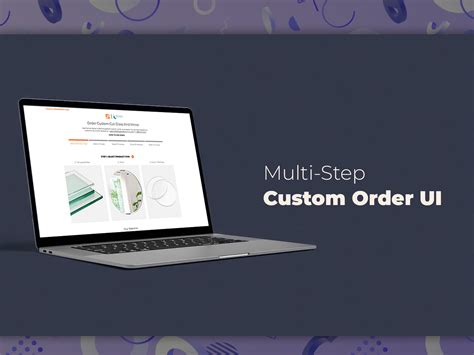Multi Step Custom Order Ui By Sheharyar Khan On Dribbble