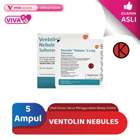 Jual Ventolin Nebules 5 Ampul Shopee Indonesia