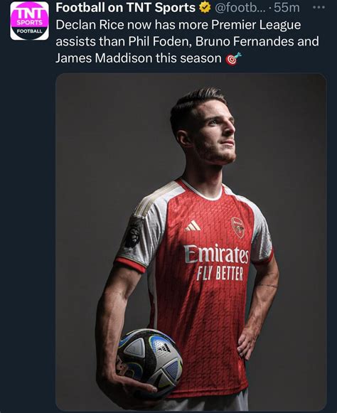 Declan Rice Now Has More Premier League Assists Than Phil Foden Bruno